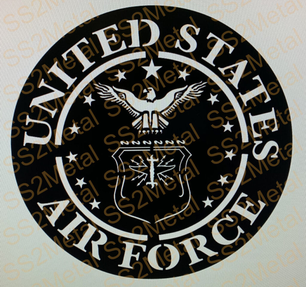 Air Force metal art – SS2Metal
