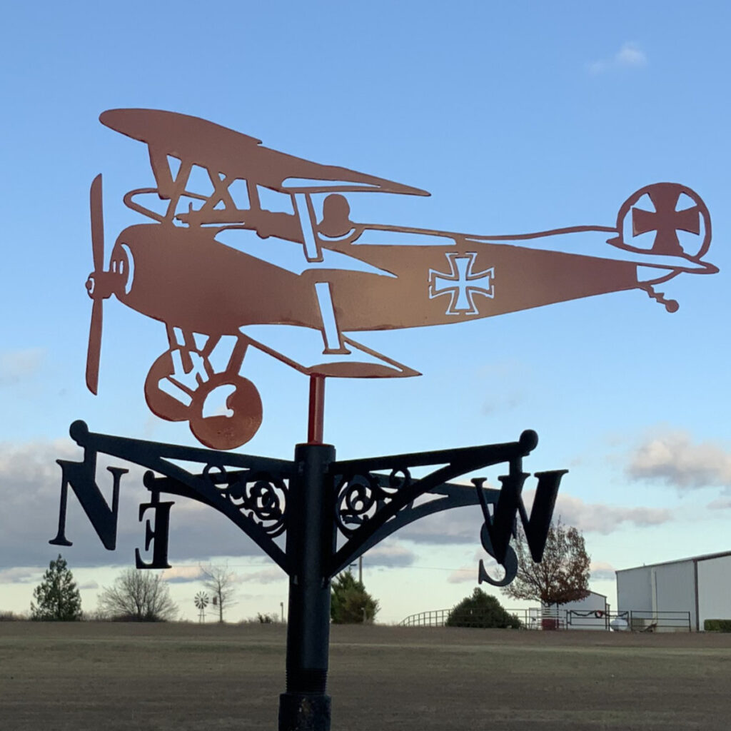 Red Baron Weathervane – SS2Metal