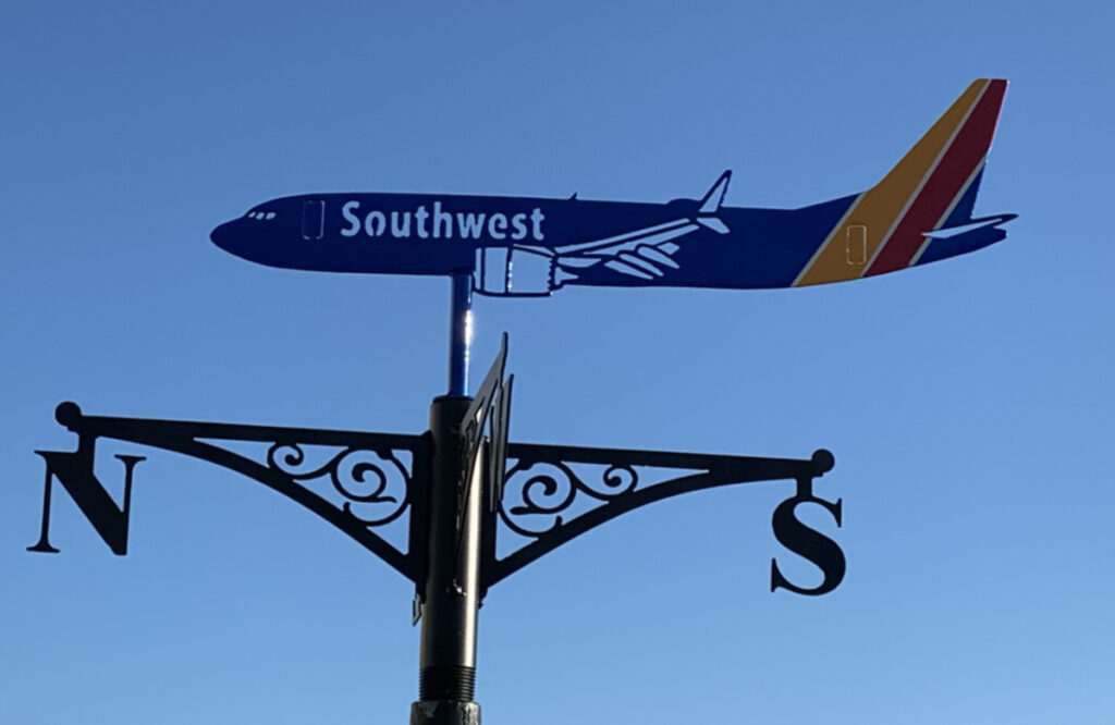 SWA 737 Weathervane – SS2Metal