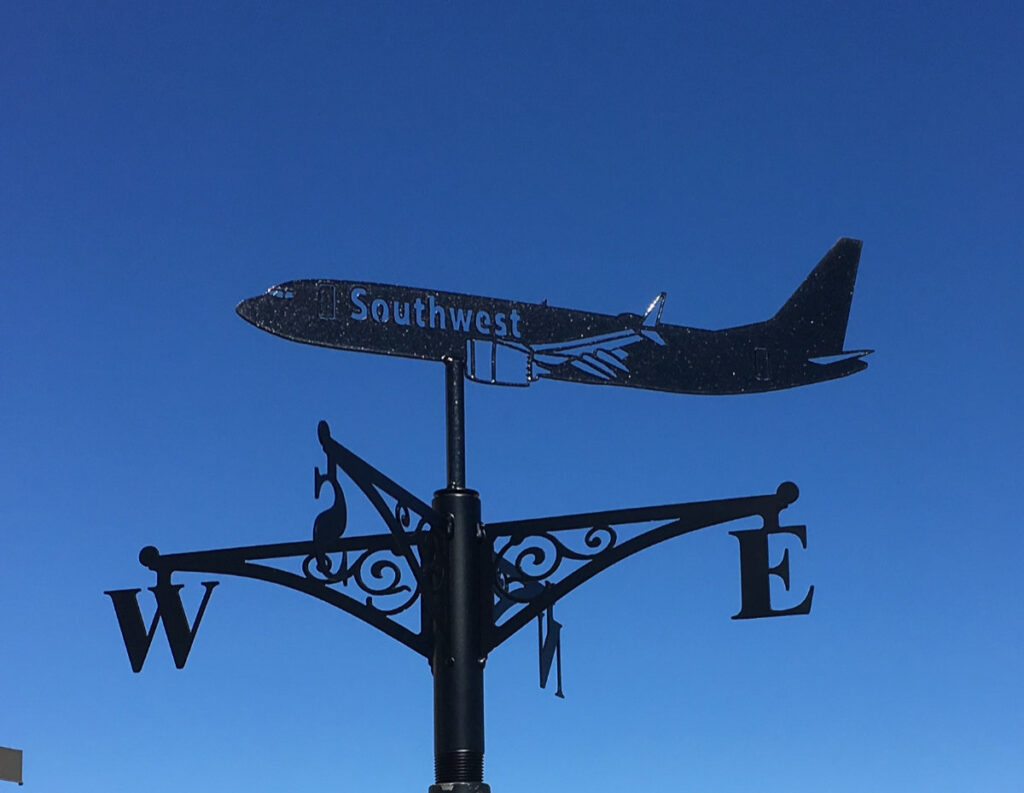 SWA 737 Weathervane – SS2Metal